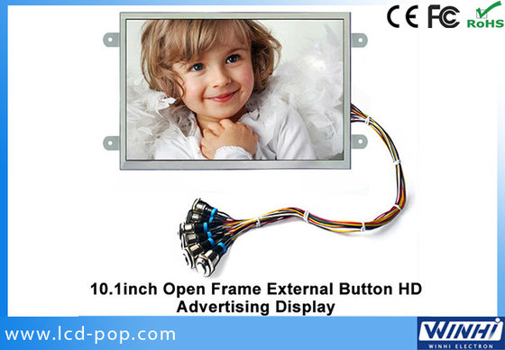 10 Inch Digita HD Bluetooth Open Frame Lcd Monitor AC100 ~ 240 V 50 / 60HZ