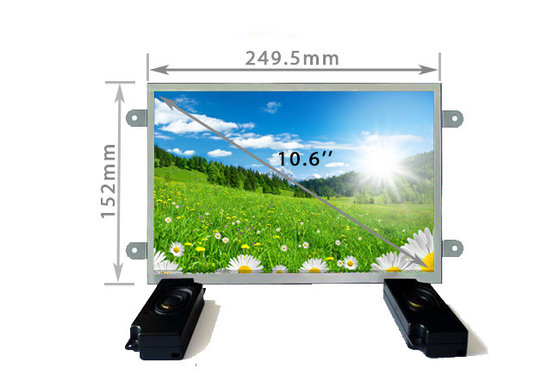 10.6 Inch Open Frame LCD Monitor , Digital Advertising Display For Supermarket