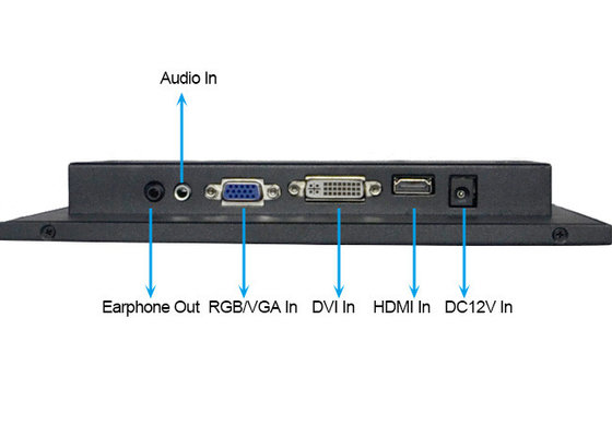 Matel Vga Dvi Hdmi Lcd Tv Video Advertising Player 9 Inch Digital Signage