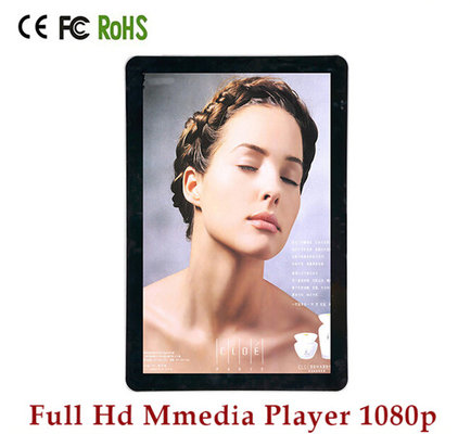 Indoor 21.5 Inch Wall Mounted Digital Signage , Bluetooth LCD Display Advertising Wall Boards