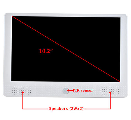 Shelf Small Motion Sensor LCD Display for Advertising MPEG 1 / MPEG 2 / MPEG 4