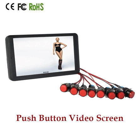 7 inch Full HD LCD Advertising Display Screen Digital Perimeter Advertising Boards