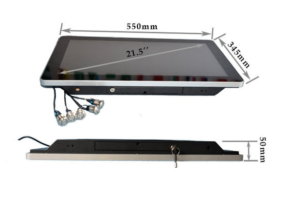 3.5mm Earphone out 21 inch hot sex digital lcd screen Video advertising display screens