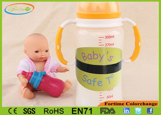 Reusable Liquid Crystal Baby Feeding Milk Bottle Thermometer Nursery Wrap