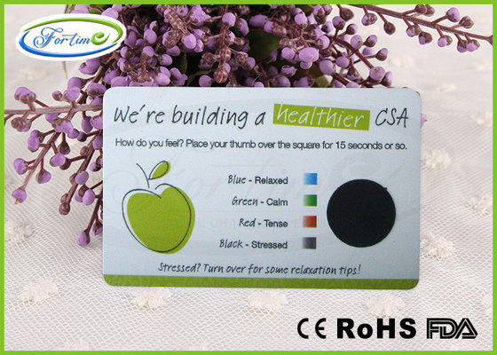 Customized Printing Credit Card Size Stress Test Card For Mood Testing  0.75mm