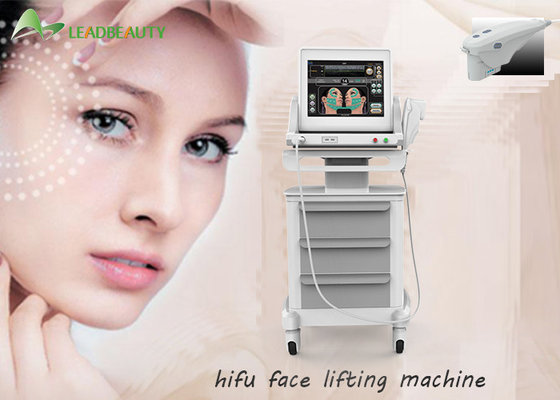Professional beauty salon use Hifu Face Lifting Machine with 15 inch big LCD touch screen