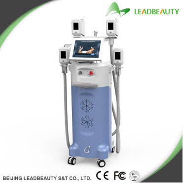 2-6cm fat lost after 1 treatment Cryotherapy slimming machine with 12 inch LCD screen