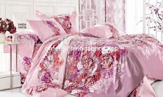 China Printed 100 Polyester Microfiber Fabric for bed cover,bedsheet and matress supplier