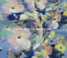 China Wool peach print fabric supplier