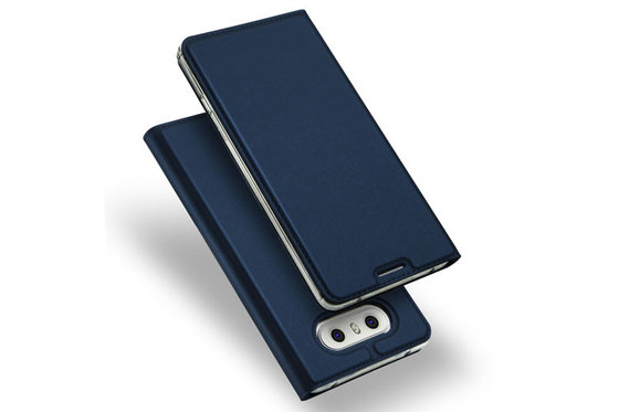 Card Holder LG G6 Wallet Case , Blue Magnet PU Leather Wallet Phone Case