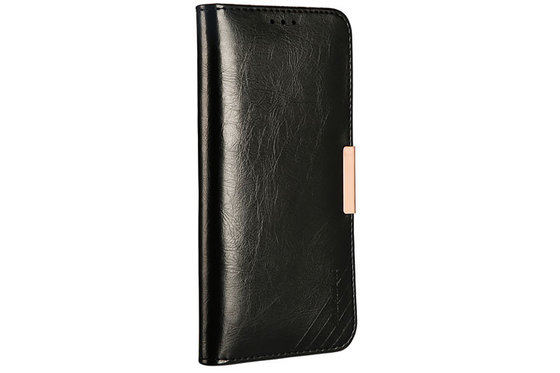 Unique Custom Leather Phone Cases Black Color Shockproof For Galaxy S8