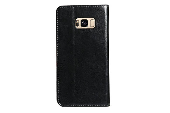 Shockproof Leather Phone Cases Black Galaxy S8 Plus Protective Case