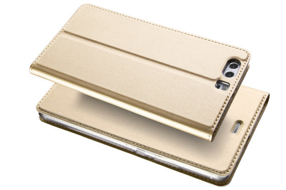 Professional  PU Leather Huawei P9 Lite Phone Case Stand Function Color Optional