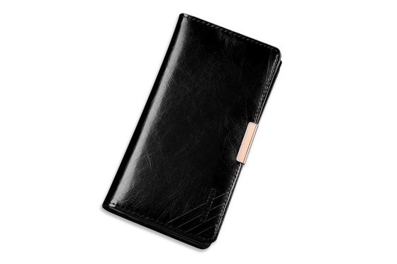 KALAIDENG Premium Leather Cell Phone Cases , Black Sony Xperia XZ Protective Case