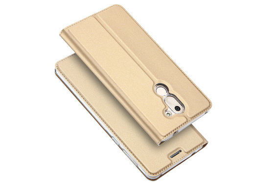 Gold Xiaomi Redmi 4 Phone Case , Xiaomi Leather Case With Stand Function