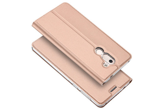 PU Leather Xiaomi Phone Case Rose / Gold Card Holder Magnetic For Redmi 4