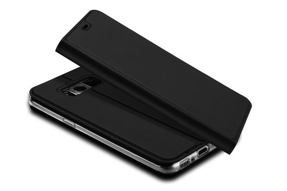 Soft Galaxy S8 Phone Case With Card Slot , Shockproof Magnetic Galaxy S8 Flip Cover