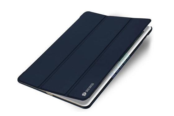 Blue Ipad Mini 4 Smart Cover / Case PU Leather Magnet Stand Shockproof