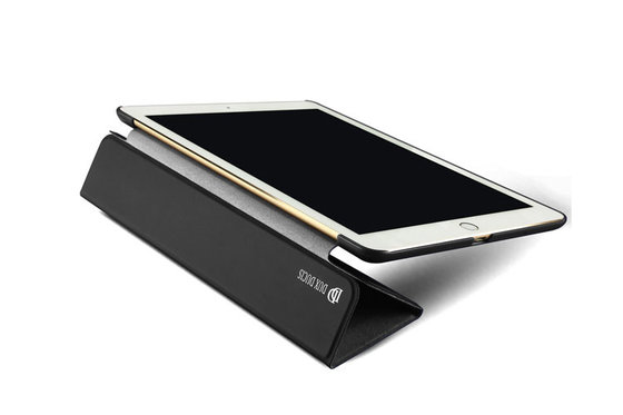 Magnetic IPad Protective Case Black PU Leather Shockproof For IPad Air 2 Case