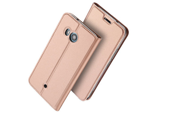 Shockproof HTC U11 Flip Case , Card Holder PU Leather Wallet Book Case