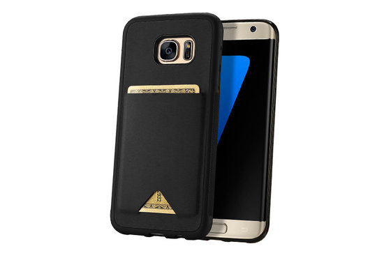 Durable Samsung Cell Phone Covers S7 Edge PU Slip Resistant With Card Slot