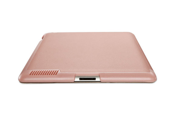 Folio Protective Case For Ipad Air , PU Leather Pink Magnetic Ipad 4 Waterproof Case