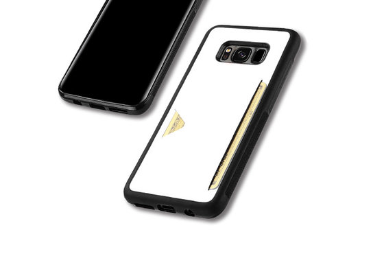 Professional Samsung Cell Phone Covers S8 White Color With PU Leather Material