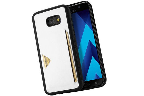 Card Holder Samsung A5 Back Cover , White Samsung Galaxy A5 Phone Covers