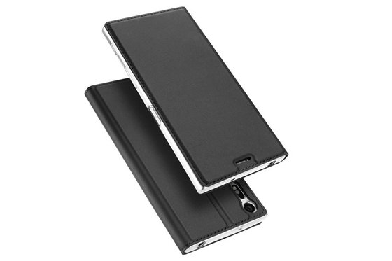 PU Leather Sony XZ Phone Cover TPU Magnets Shockproof With Card Holder