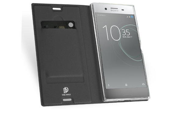 Stand Function Sony Phone Covers XZ Premium Shockproof Card Holder / PU Leather