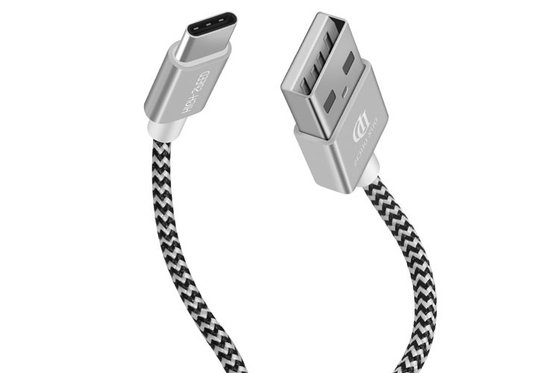 Aluminum Alloy Connector USB To USB C Cable , Quick Charge 2.1A USB C Type Cable