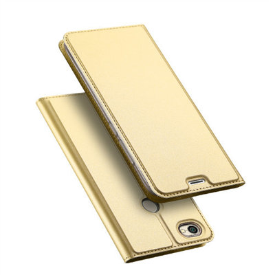 Book Flip PU leather Xiaomi Phone Case for Redmi Note5A Prime , Yellow