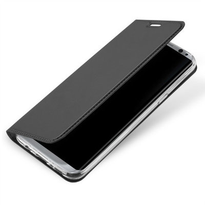 Black Card Slot Cell Phone Protection Cases For Samsung Galaxy S8 Phone