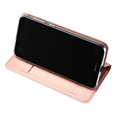 Huawei P9 Lite Mini Leather Phone Cases Rose Gold Color Huawei Y6 Phone Cases