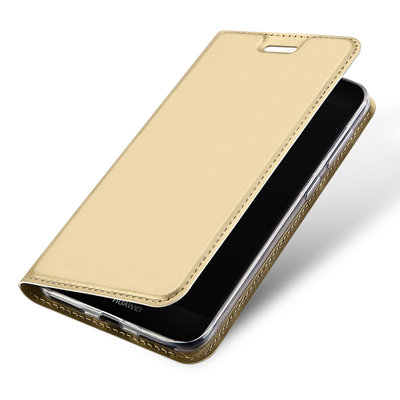 Mini Gold Huawei Phone Cases Protection Huawei P9 Lite Leather Case With Card Holder