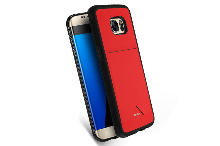Samsung Galaxy S7 Edge Wallet Case , Shock Resistant Galaxy S7 Edge Waterproof Case