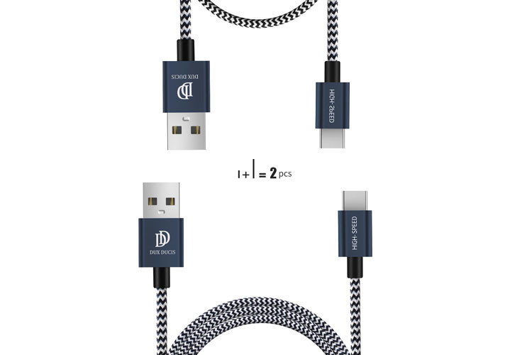 Durable USB Type C To Type C Cable Quick Data Transfer With Braided Nylon Casing