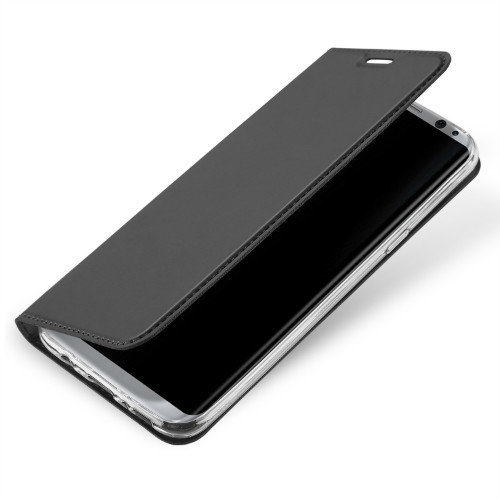 Black Card Slot Cell Phone Protection Cases For Samsung Galaxy S8 Phone