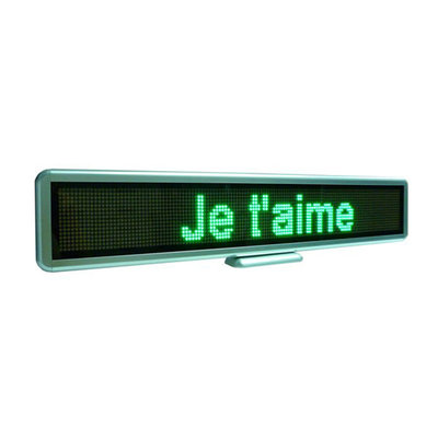 Green LED Moving Message Display Board C16128PG