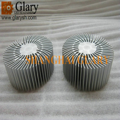 GLR-HS-1757 100mm round coolings, aluminum extrusion profile heatsinks