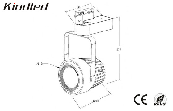 Low Voltage COB Led Track Light