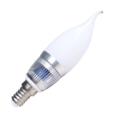 Low Voltage DC12V 200 ~ 220 lm 3 x 1W High Power 3 Watt  E14 lED Candle Lighting Lamps