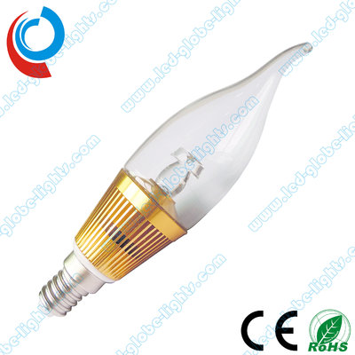 90, 100, 110 lm 3W E14 LED Candle Light for Candles Droplight and Wall Light Use