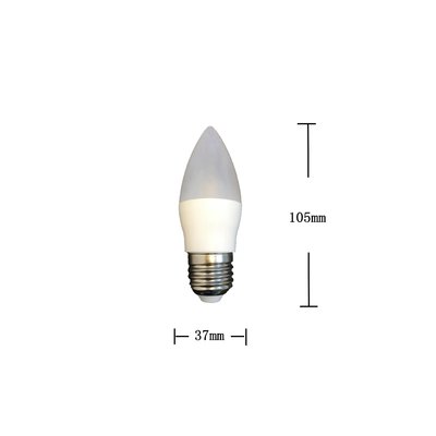 Residential Dimmable E27 Led Light Globes 3 Watt 270° CE / ROHS Warm White