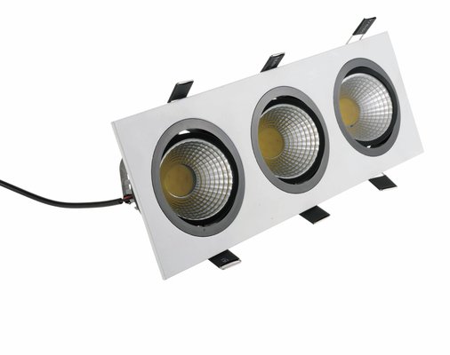 Energy Saving Dimmable Recessed Led Downlights 21w 1200lm IP65 , Light Silver