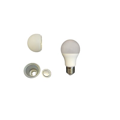 5# Plastic Coated Aluminum LED Bulb Components Office E27 LED Bulb 5 Watt