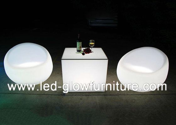 High Capacity led illuminated furniture / tables / chairs for bar , cafes and party