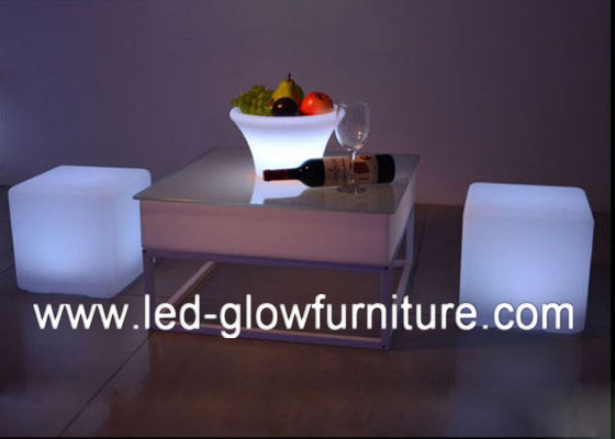 Customized Waterprof IP65 LED Bar Stool glow cubes furniture for  indoor / outdoor