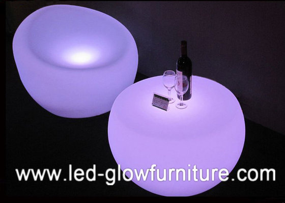 16 Color Changed LED Bar Stool , Apple Shape colorful night club bar stools