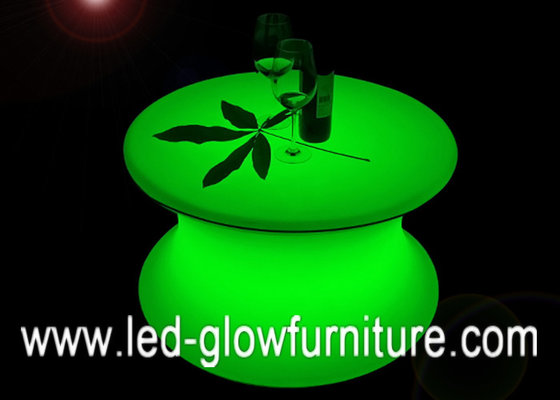 Waterproof Led outdoor furniture , lighting glowing bar table / stools